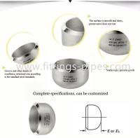 China ASTM A420 SCH80 316L  Stainless Steel End Cap Hot Rolled Cold Rolled for sale