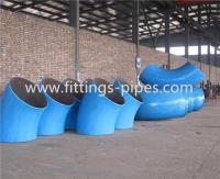 China Astm A234 90 ° 44inch carbon steel pipe elbow STD Sch40 special interface for sale