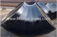China Astm A234 90 ° 44inch carbon steel pipe elbow STD Sch40 special interface for sale