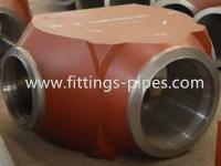China 304 304L Stainless Steel Seamless Pipe Tee Forged Square 12
