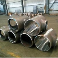 China A335 Wp91 Steel Pipe Tee Fittings , T Connector Plumbing Asme B16.9 for sale