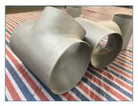 China Sch 40 Butt Welded Tee , Astm A 234 Seamless Steel Pipe Tee for sale