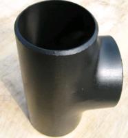 China Seamless Reducing Steel Pipe Tee Fittings Asme B16.9 Sch80 Dn500 for sale
