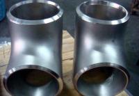 China Stainless Steel Pipe Tee Fittings Ss304 Ss316 Material ANSI B16.9 Standards for sale