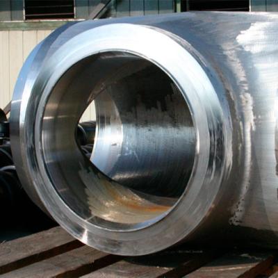 China Round Steel Pipe Tee Fittings Welding Connection Sch5S Thickness for sale