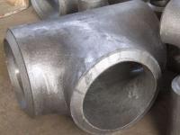 China Astm A234 Alloy Steel Tee , But Weld Fittings Wp12 Wp22 Wp91 for sale