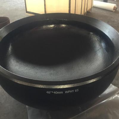 China Sch80s Sch160 Butt Weld Pipe Cap , 18 Inch End Cap Fittings for sale