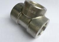 China Anti Rust Painting Stainless Steel Pipe Tee , Ansi B 16.11 Pipe Fittings Zinc Coated for sale