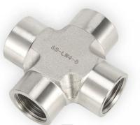 China Astm A815 Socket Weld Cross , Industrial Forged Pipe Fittings for sale