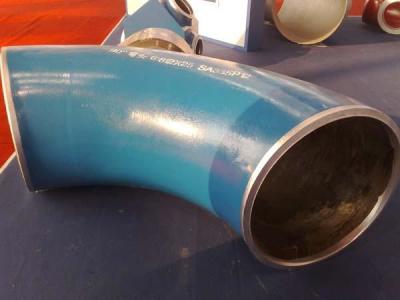 China 60 degree 90 Degree Pipe Bend Alloy Steel material Api 5l X46 Asme B16.49 for sale