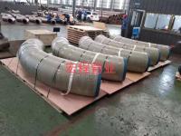 China Gr Wp5 Long Radius Pipe Bends , 6 Inch 90 Degree Elbow Bend Buttweld Ends for sale