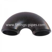 China 180 Degree Carbon Steel Pipe Elbow Seamless With Forging Machining Process for sale