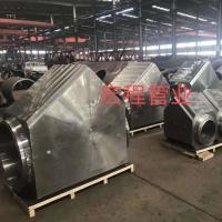 China 60 Degree Steel Pipe Fittings Tee Wp91 F60 24 Inch ISO Certification for sale