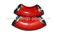 China 90 Degree Steel Pipe Elbow Astm A234 Asme B16.9 SCH10 SCH20 Thickness for sale