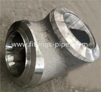 China Black Painting Carbon Steel Pipe Tee Fittings 15crmo CE Certificate for sale
