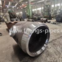 China Round Steel Pipe Tee Fittings Welding Connection Sch5S Thickness for sale