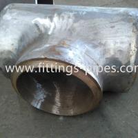 China 6 Inch Sch40 Steel Pipe Tee Fittings A335 P11 Alloy Material for sale
