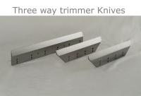 China Three way Trimmer Knives , Three way Trimmer Blades,   3-Knife Trimmer Knives, 3-Knife Trimmer Blades for sale