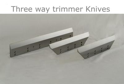 China Three way Trimmer Knives , Three way Trimmer Blades,   3-Knife Trimmer Knives, 3-Knife Trimmer Blades for sale