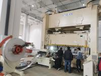 China Auto Stamping Punching Machine 3 in 1 Feeder Straightener Rack Coil Handling Equipment for sale