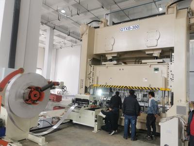China Auto Stamping Punching Machine 3 in 1 Feeder Straightener Rack Coil Handling Equipment for sale