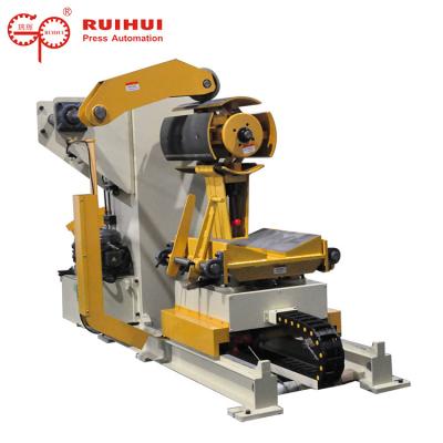 China Manual Or Pneumatic Sheet Metal Decoiler Machine For Press Line for sale
