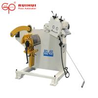 China Copper Strip Coil Decoiling And Straightening Machine 200mm Width 3 Phase Power for sale