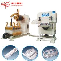 China Hydraulic 3 In 1 Pressing Steel Coil Straightening Machines Decoiler for sale