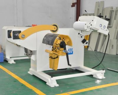 China Automatic Decoiling And Hydraulic Straightening Machine With Power Press for sale