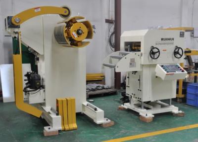 China Automotive Parts NC Servo Roll Decoiler Straightener Feeder For Press Machine for sale