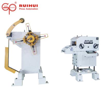 China Press Feed Lines Decoiler Straightener Feeder With Coil Loading Car for sale