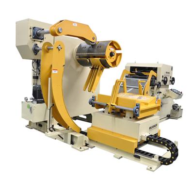 China PLC Nc Steel Coil Feeder Straightener For Press Punching , Decoiler And Straightener for sale