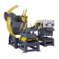 China Thckness 3.2mm Power Decoiler And Straightener With  Press Machines Width 800mm for sale