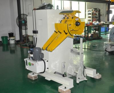 China Motorized Press Feeding Line Hydraulic Decoiler Machine For Sheet Metal for sale