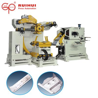 China 3 IN 1 NC Decoiler And Straightener Feeder For Mechanical Press Machine for sale