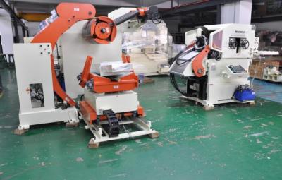 China Steel Coil Feeding Machine Servo Decoiler And Straightener Feeder For Press Machine for sale