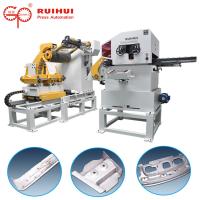 China Metal Decoiler Straightener Press Feeding Equipment Hydraulic Cutter Hold Down Device for sale