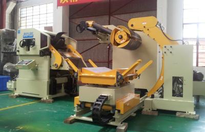 China 18KW Steel Coil Feeder Straightener Machine Cum Servo Roll Feeder 3 In 1 for sale