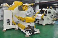 China PLC Control Sheet Metal Decoiler Coil Straightener 3 In 1 For Press Machine for sale