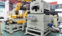 China Hydraulic 3 In 1 Pressing Coil Feeder Straightener Combination Leveler And Uncoiler for sale