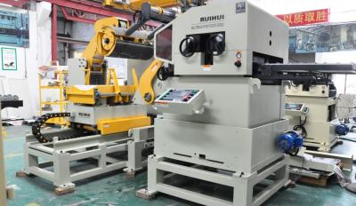China Hydraulic 3 In 1 Pressing Coil Feeder Straightener Combination Leveler And Uncoiler for sale