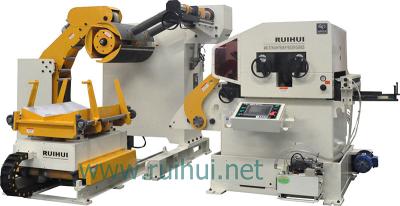 China Automatic Nc Hydraulic Servo Sheet Metal Coil Feeder With 380V Voltage for sale