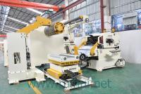 China 7T Automatic 3 In 1  Coil Feeder Straightener   With  Human - Machine Control for sale