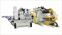 China 3 In 1 Hydraulic Combined Decoiler Straightener Feeder For 1300mm Steel Coil Flattening for sale