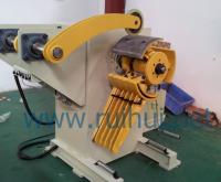 China 500kg Coil Weight Hydraulic Decoiler Machine With  Manual Coil Block Expansion Mode for sale