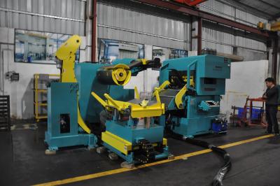 China 3 In 1 NC Servo Plate Roll Coil Feeder Straightener Machine Leveling Fully Automatic for sale