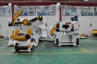 China Durable Coil Feeder Straightener Material Frame Pressing Arm Loading Trolley Device for sale