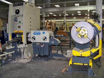 China Metal Roofing Leveling Machine , Automatic Uncoiler 12 Months Warranty Period for sale