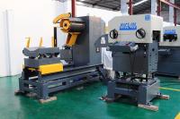 China Material Rack Unwinding Device Decoiler Straightener Feeder 3 In 1 Stamping Automation for sale