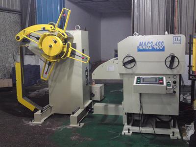 China Metal Plate Straightening Machine , Zigzag NC Feeder Coil Handling Systems for sale